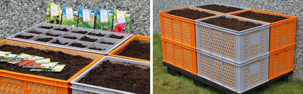 Zaaibak | Kweekbak | Moestuinbak - Transoplastshop